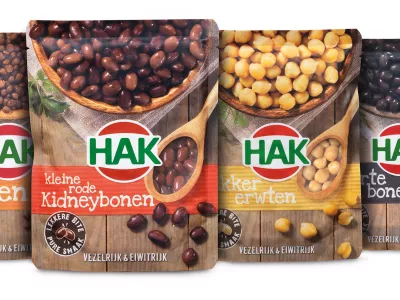HAK expands successful range of beans in standing pouches | NPM Capital